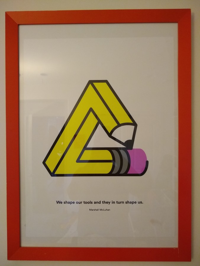 A pencil, drawing itself | Woodclinched